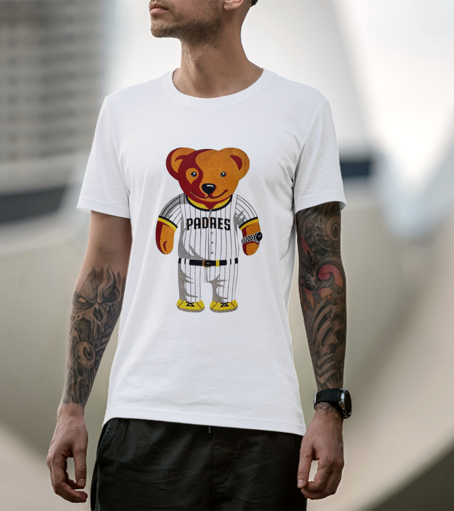 Oris Bear Padres San Diego Baseball Team T-Shirt