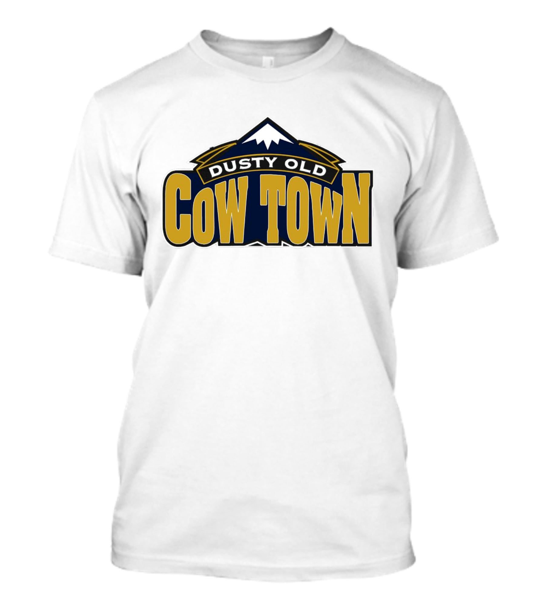 Denver Nuggets Dusty Old Cow Town Rocky Mountains T-Shirt
