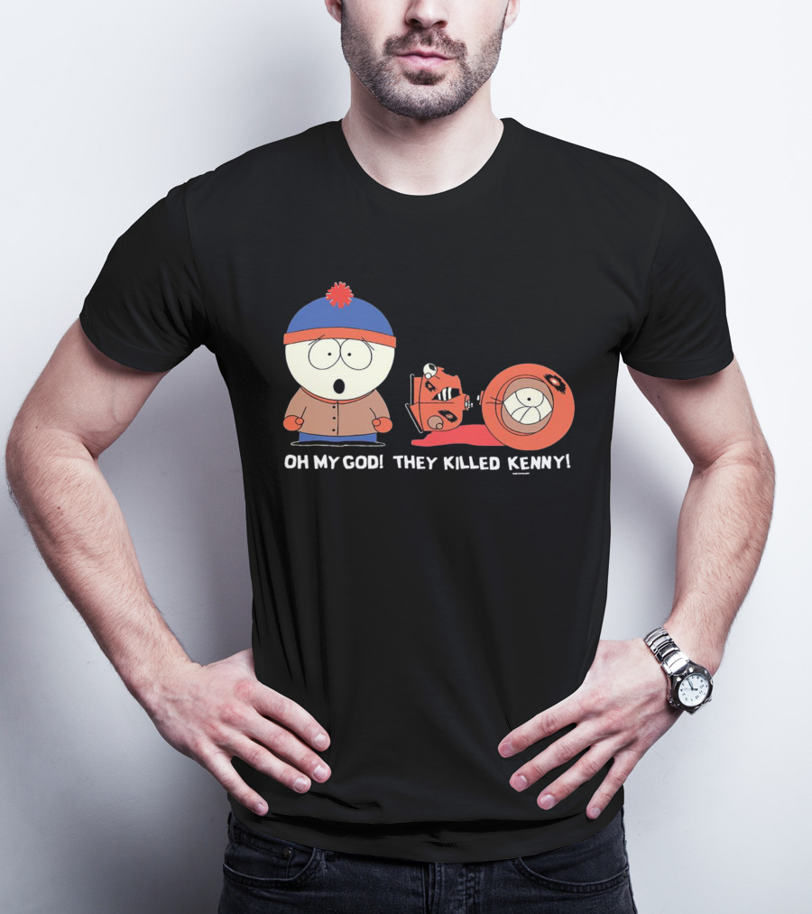 Oh My God They Killed Kenny South Park Classic Scene T-Shirt