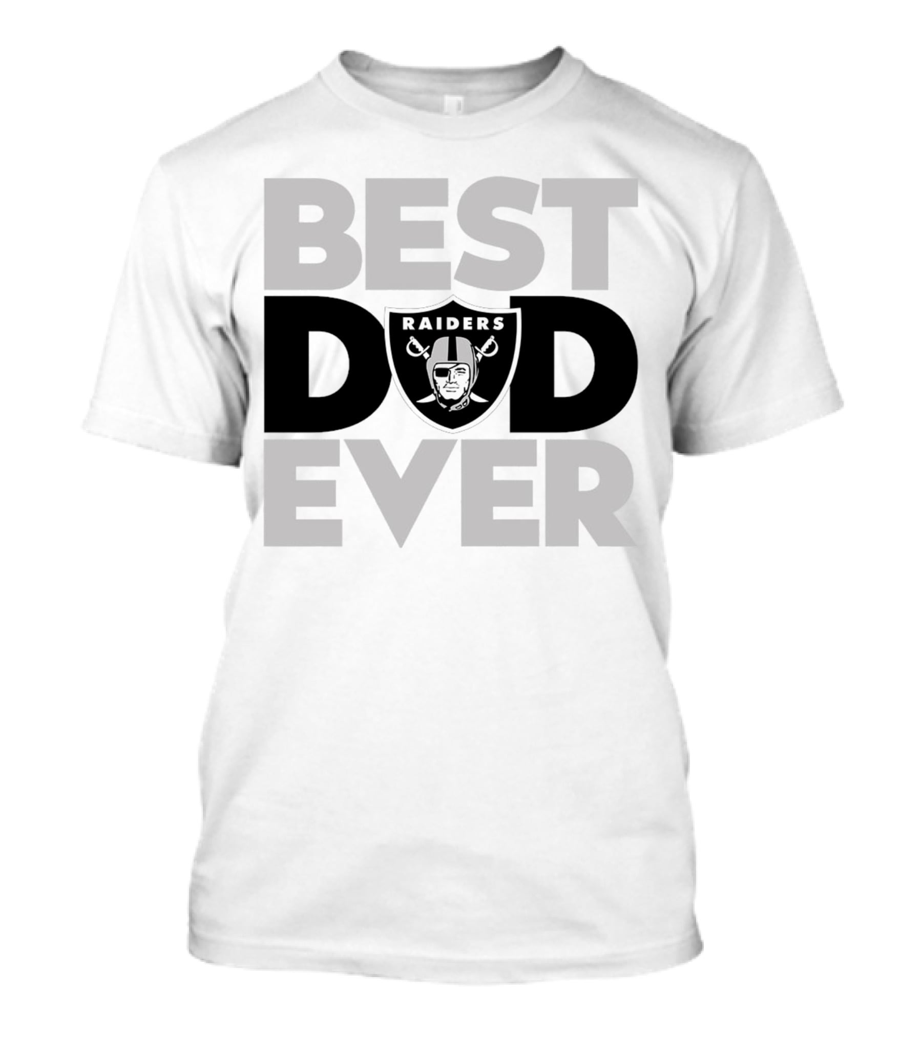 Best Dad Ever Raiders NFL Las Vegas T-Shirt