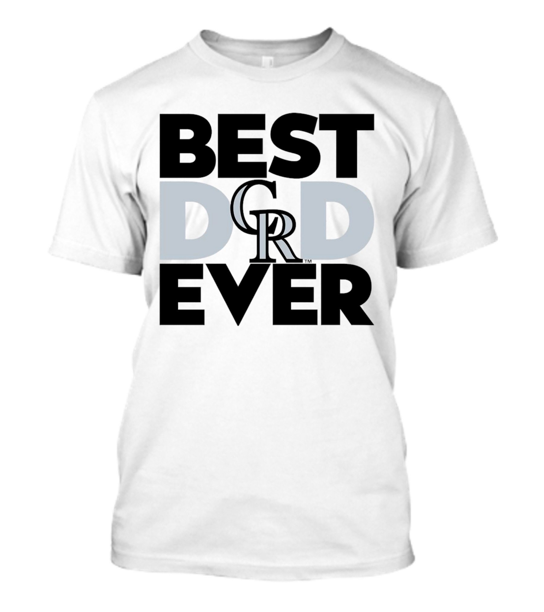 Best Dad Ever Colorado Rockies MLB T-Shirt