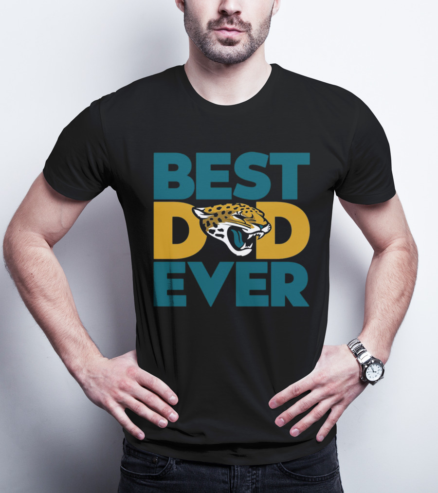 Best Dad Ever Jacksonville Jaguars NFL T-Shirt