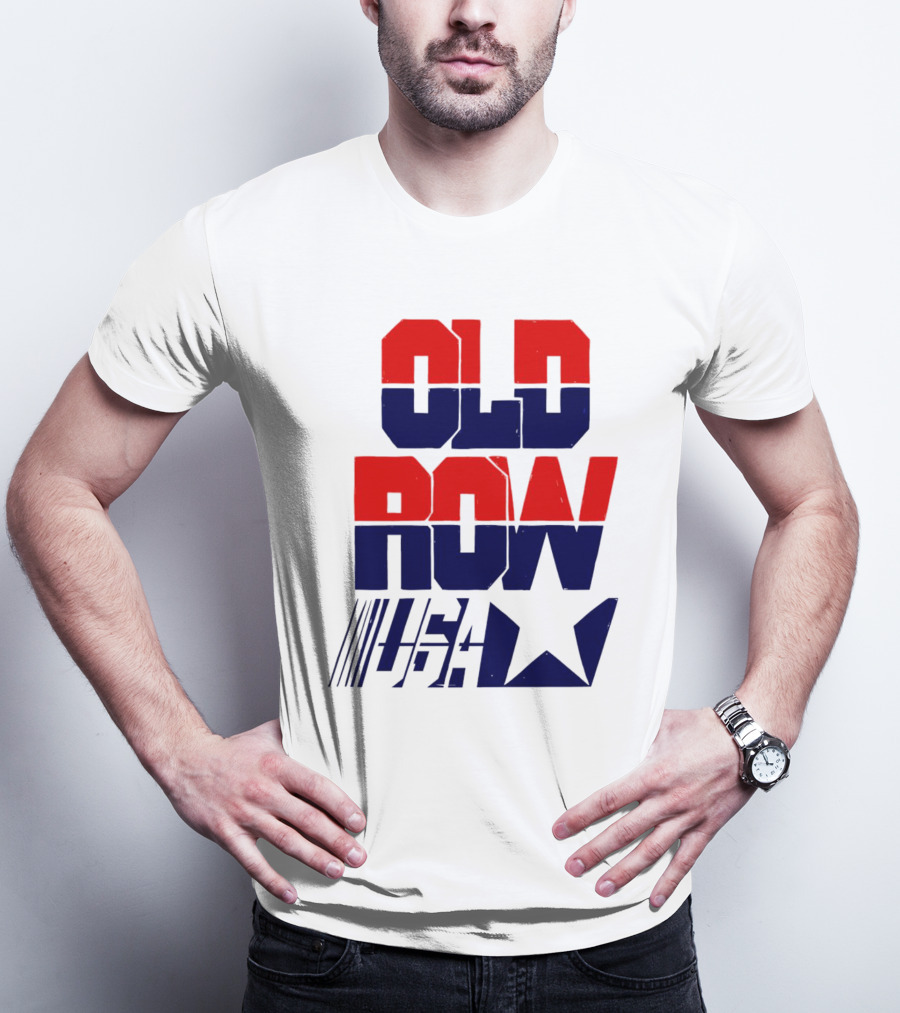 Old Row USA Vintage Star And Stripes T-Shirt