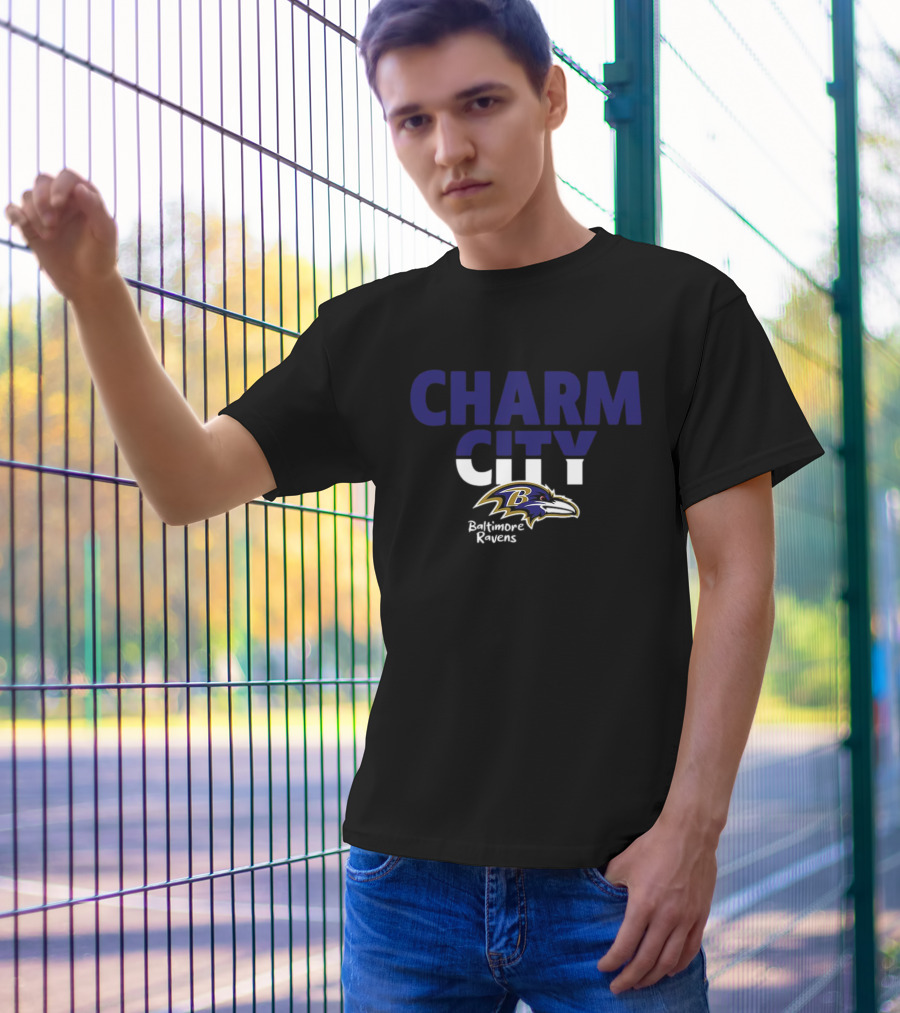 CHARM CITY Baltimore Ravens T-Shirt
