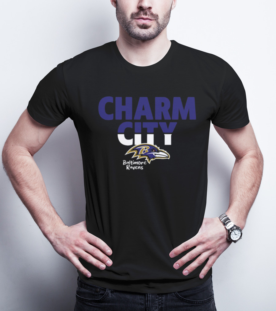 CHARM CITY Baltimore Ravens T-Shirt