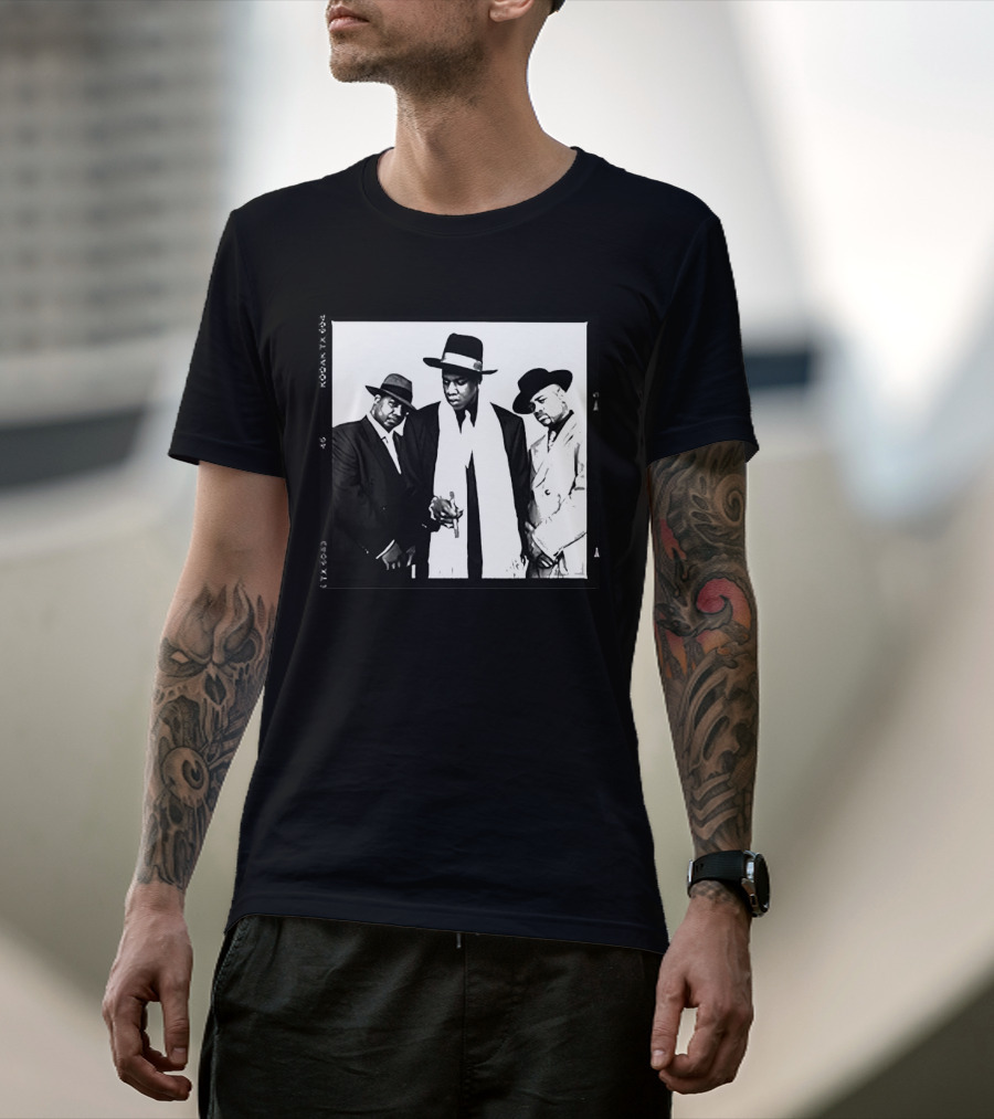 Jay-Z Reasonable Doubt Black And White Album Cover Photo T-Shirt
