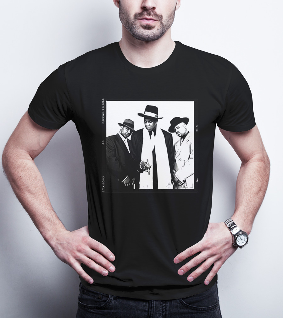 Jay-Z Reasonable Doubt Black And White Album Cover Photo T-Shirt