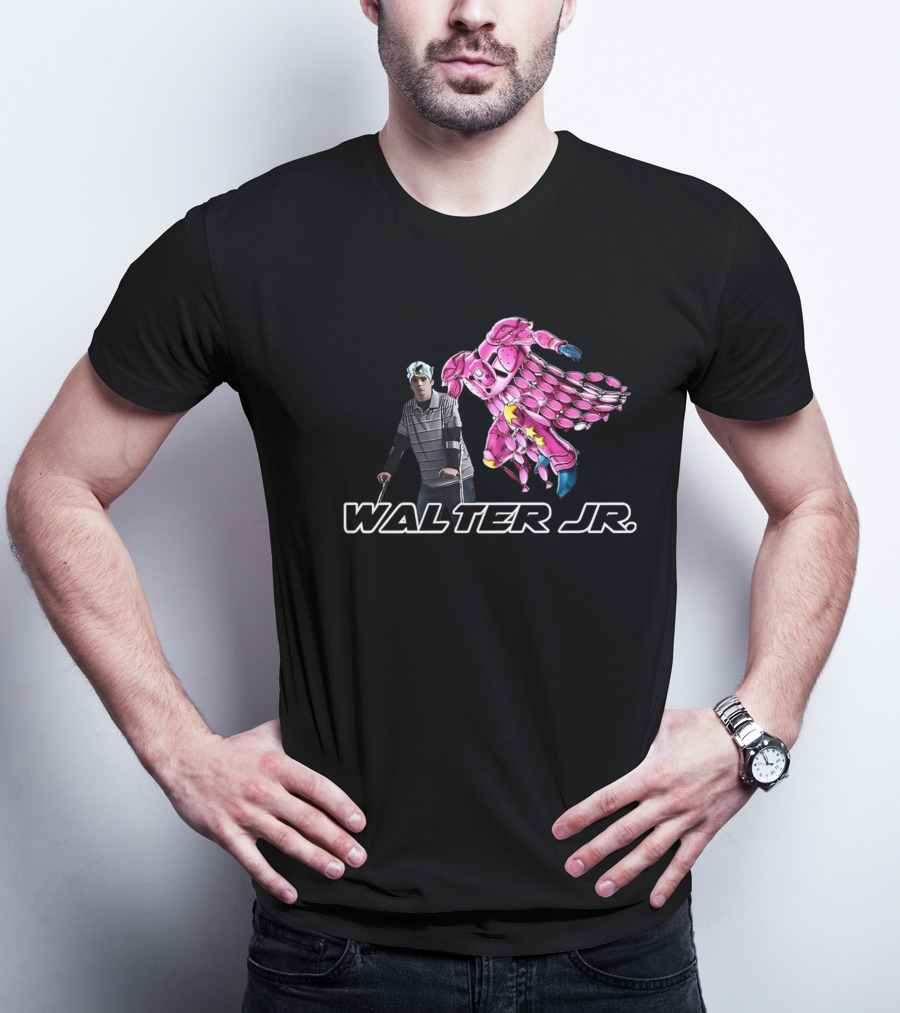 Walter Jr Tusk Act 4 Pink Armored Stand Style Duo T-Shirt