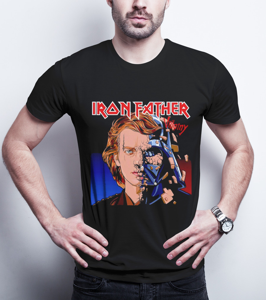 IRON FATHER Villainy Darth Vader T-Shirt