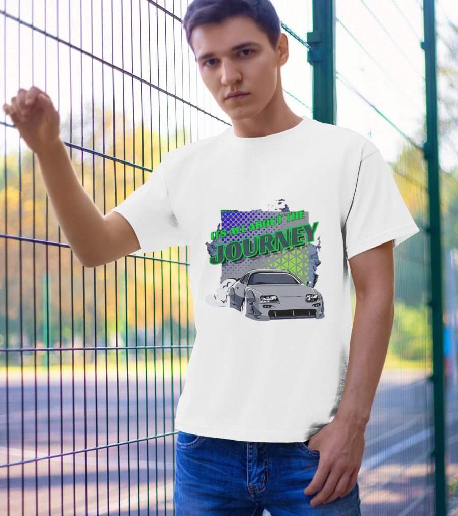 It’s All About The Journey Car Racing T-Shirt
