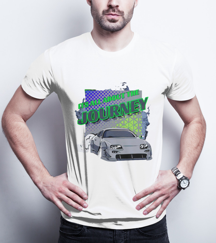 It’s All About The Journey Car Racing T-Shirt