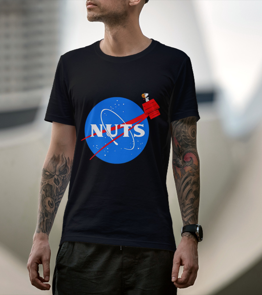 Snoopy Space Nuts NASA Parody Astronaut Adventure T-Shirt