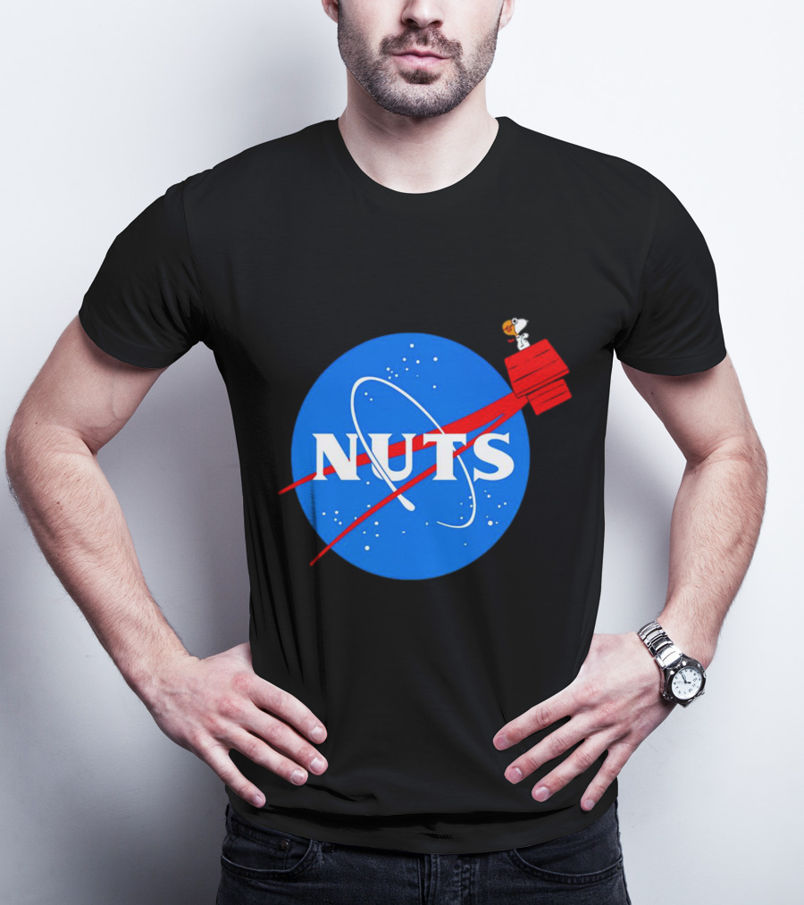 Snoopy Space Nuts NASA Parody Astronaut Adventure T-Shirt