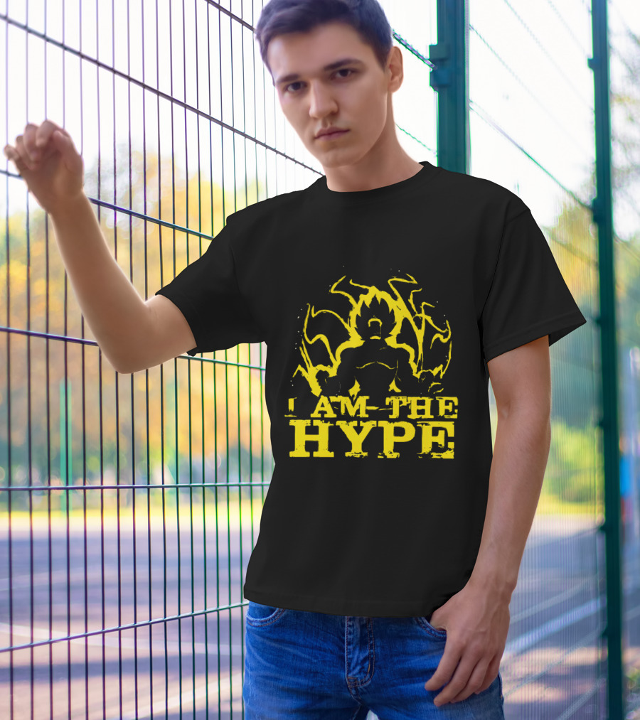 Vegeta I Am The Hype Super Saiyan Yellow Aura T-Shirt