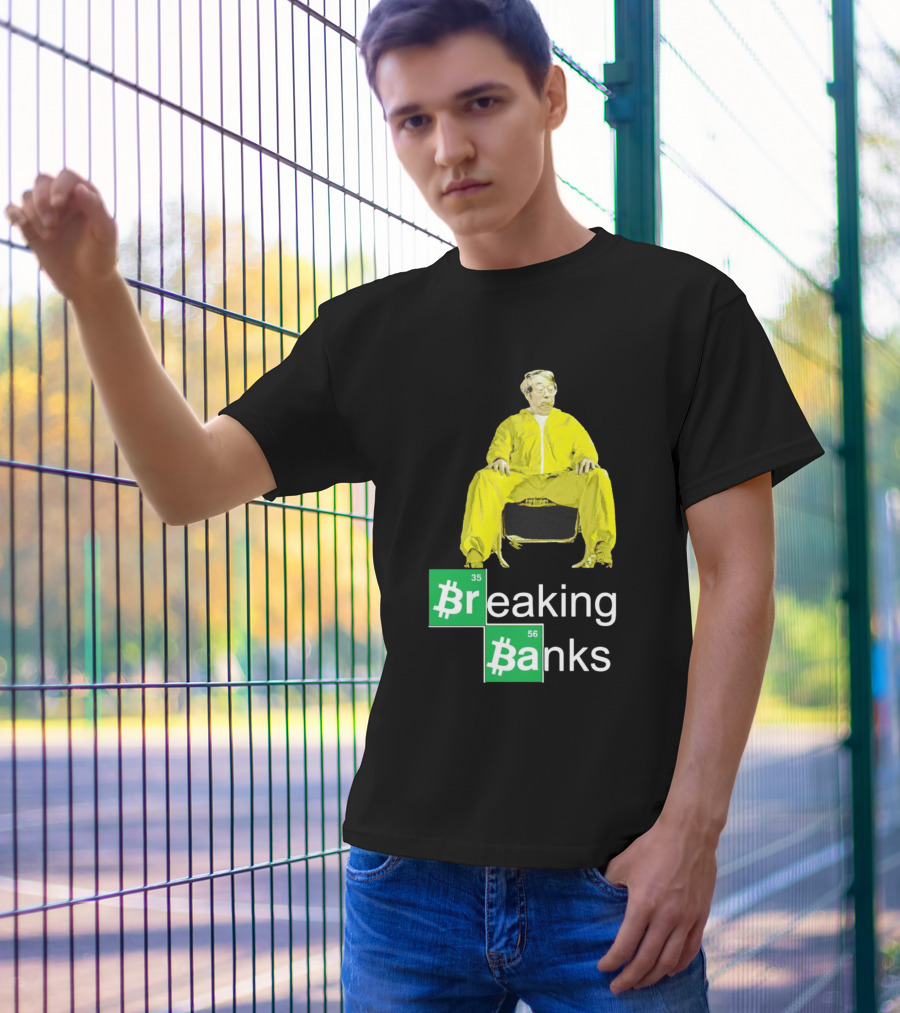 Breaking Banks Bitcoin Chemistry Suit T-Shirt