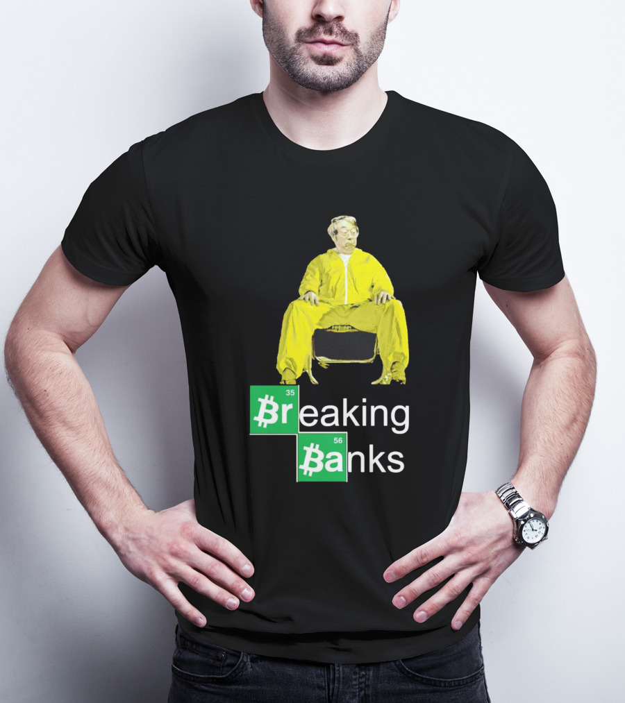 Breaking Banks Bitcoin Chemistry Suit T-Shirt