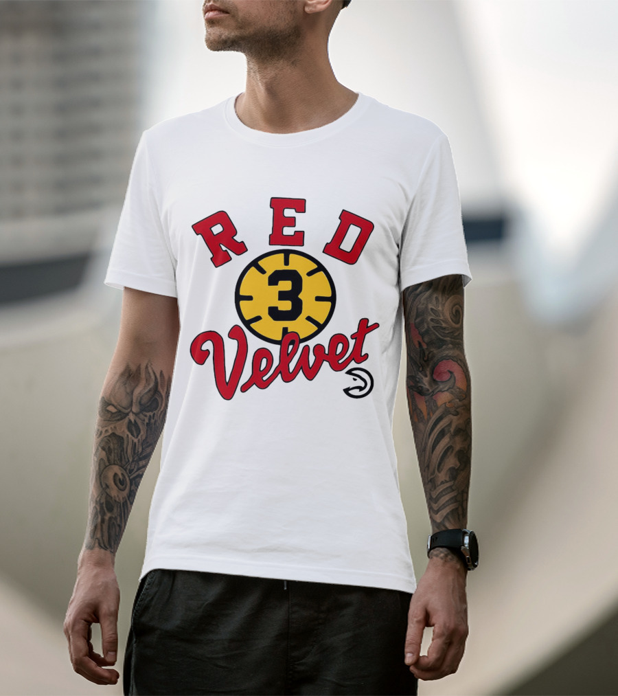 Kevin Huerter Red Velvet 3 Basketball Clock T-Shirt