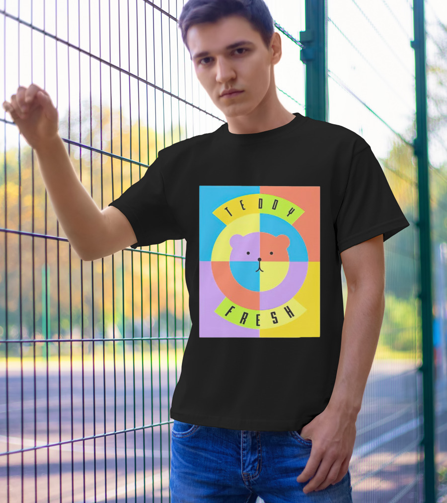 Teddy Fresh Colorful Circle Bear T-Shirt
