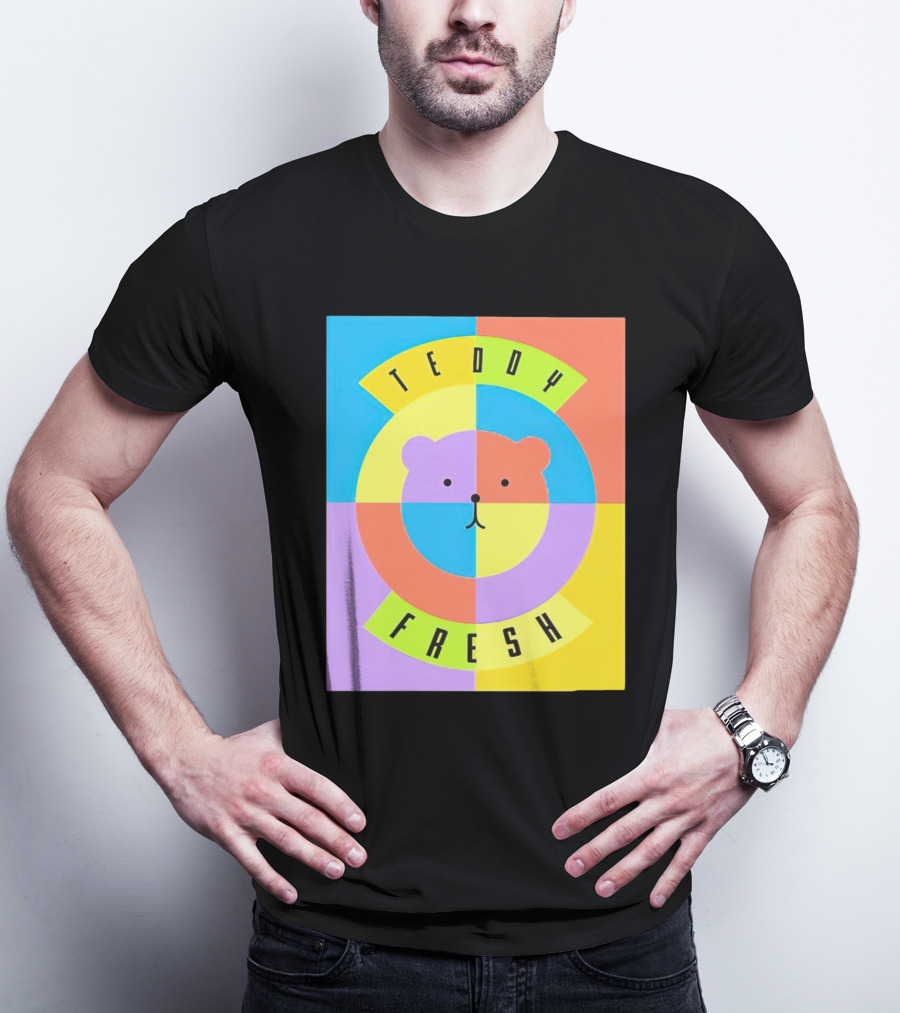 Teddy Fresh Colorful Circle Bear T-Shirt