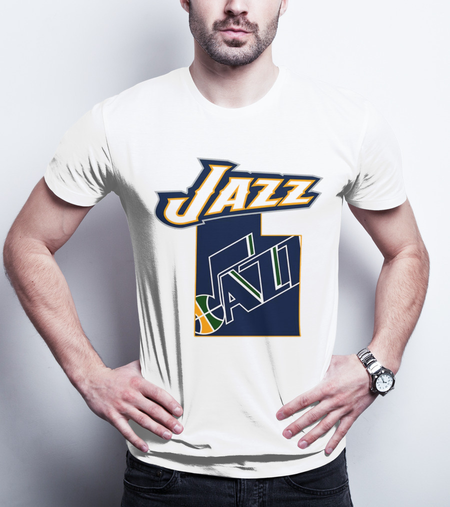 Jazz Utah Map T-Shirt