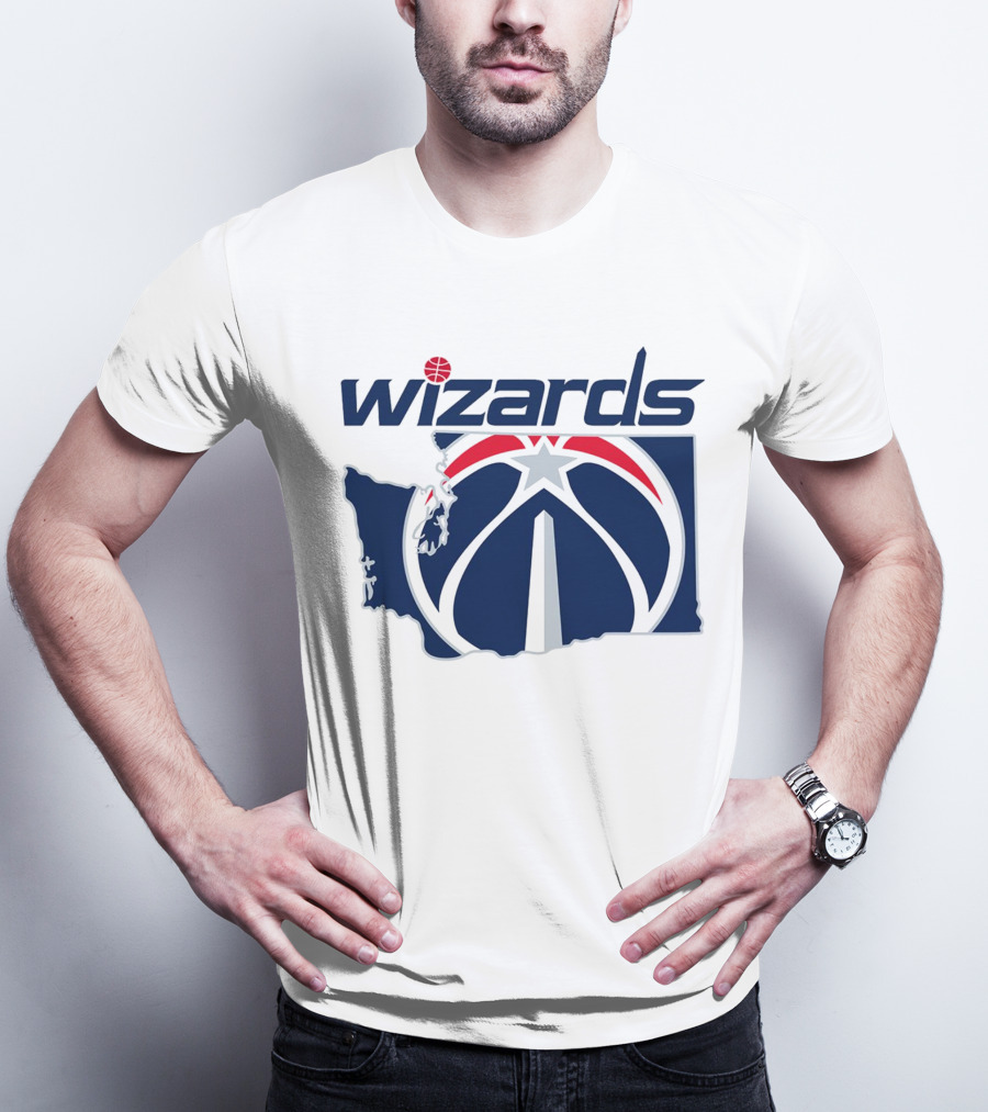 Wizards Washington State Map T-Shirt