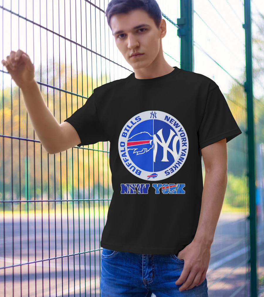 New York Buffalo Bills New York Yankees NYY NY Buffalo T-Shirt