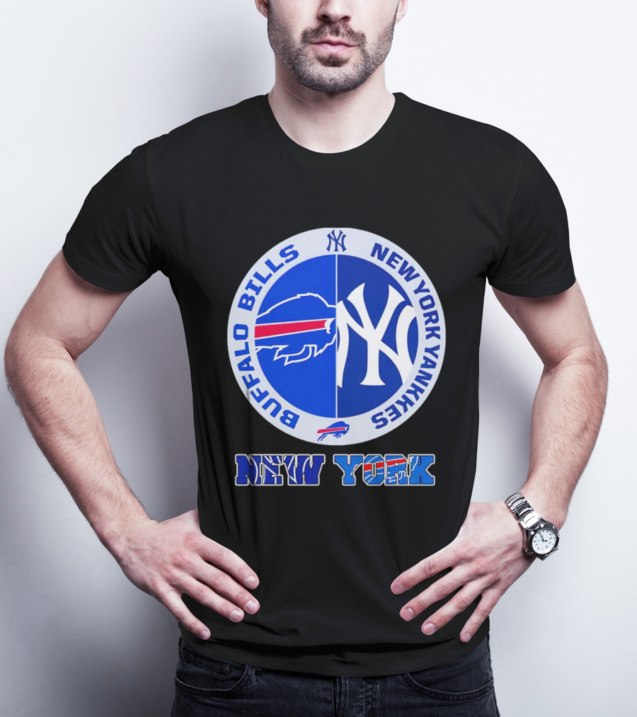 New York Buffalo Bills New York Yankees NYY NY Buffalo T-Shirt