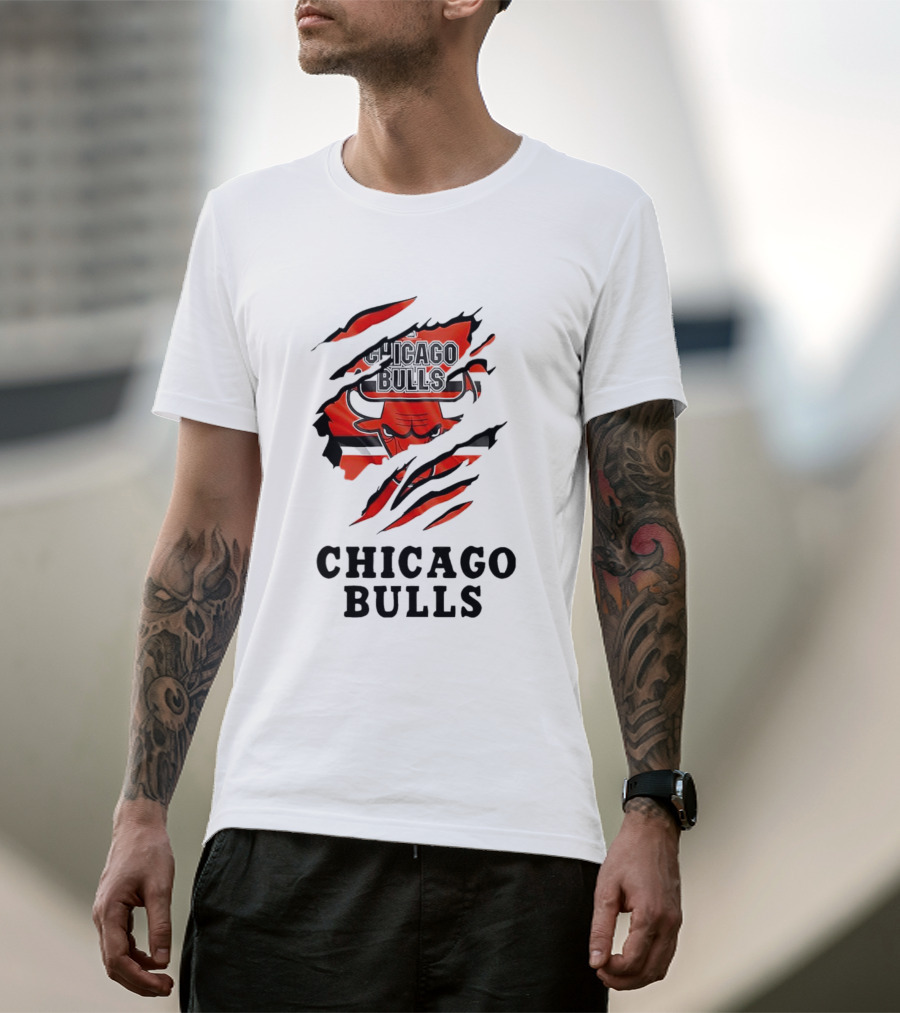 Chicago Bulls Torn Reveal Inside Me T-Shirt