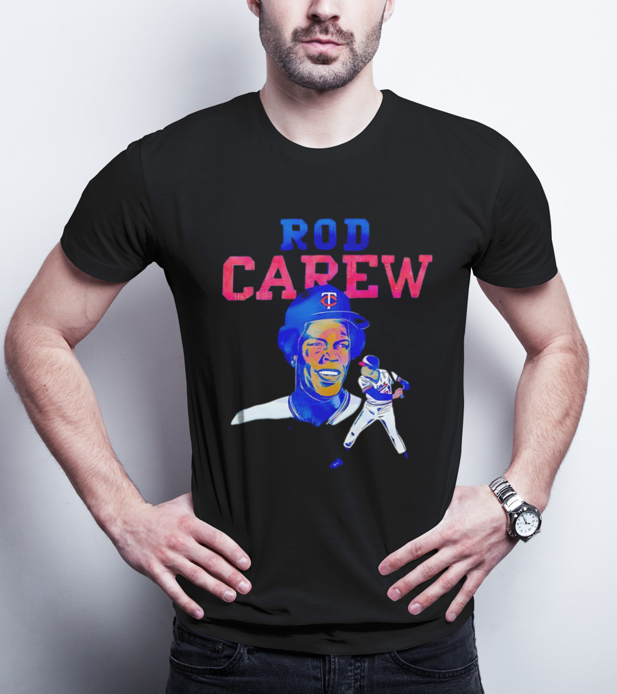 Rod Carew Twins Baseball Player T-Shirt