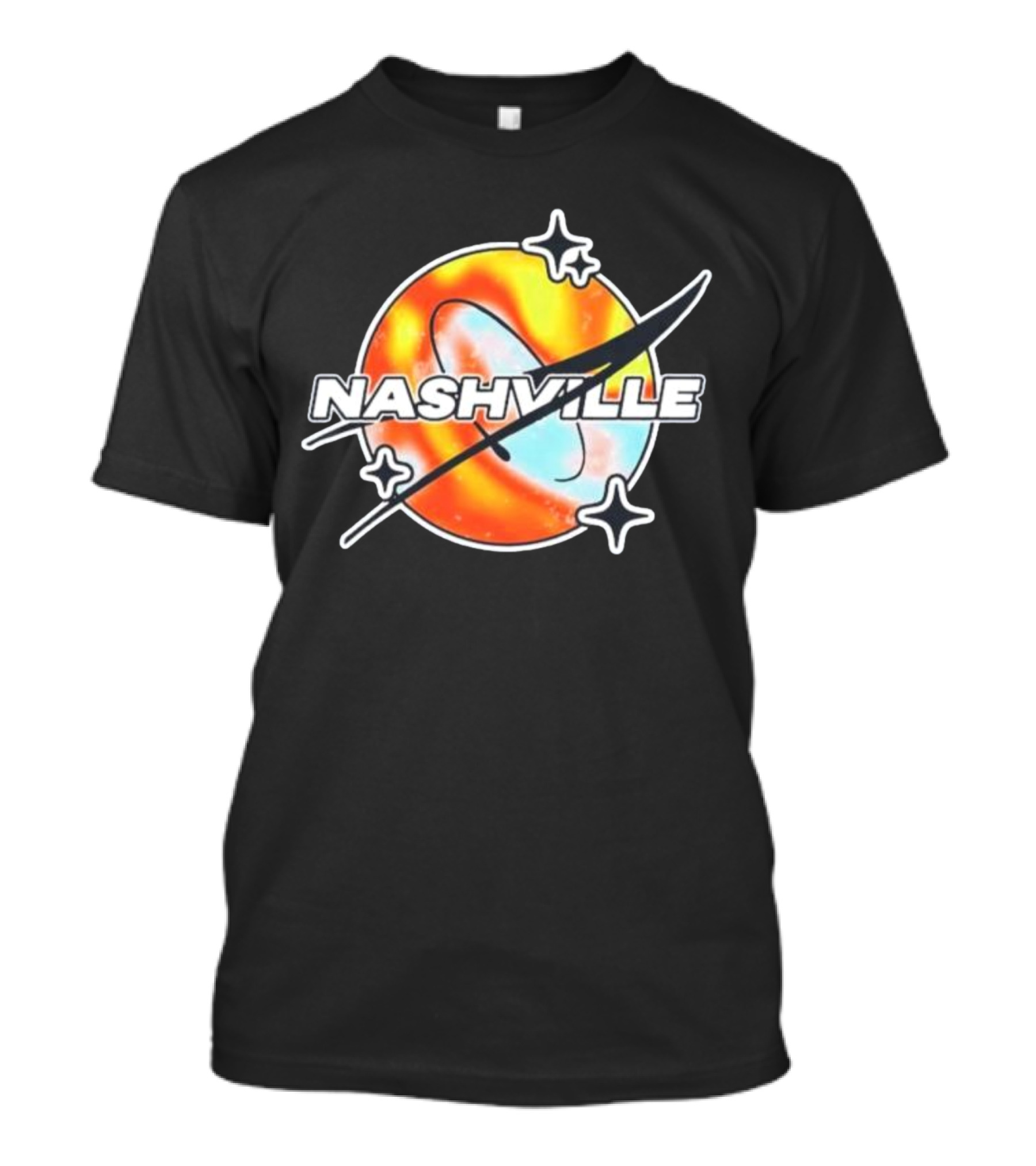 Nashville Melty Space Planet T-Shirt