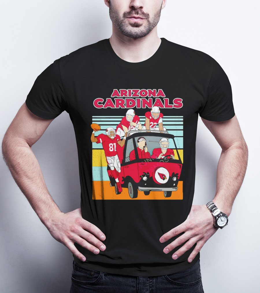 Arizona Cardinals Vintage Football Friends T-Shirt