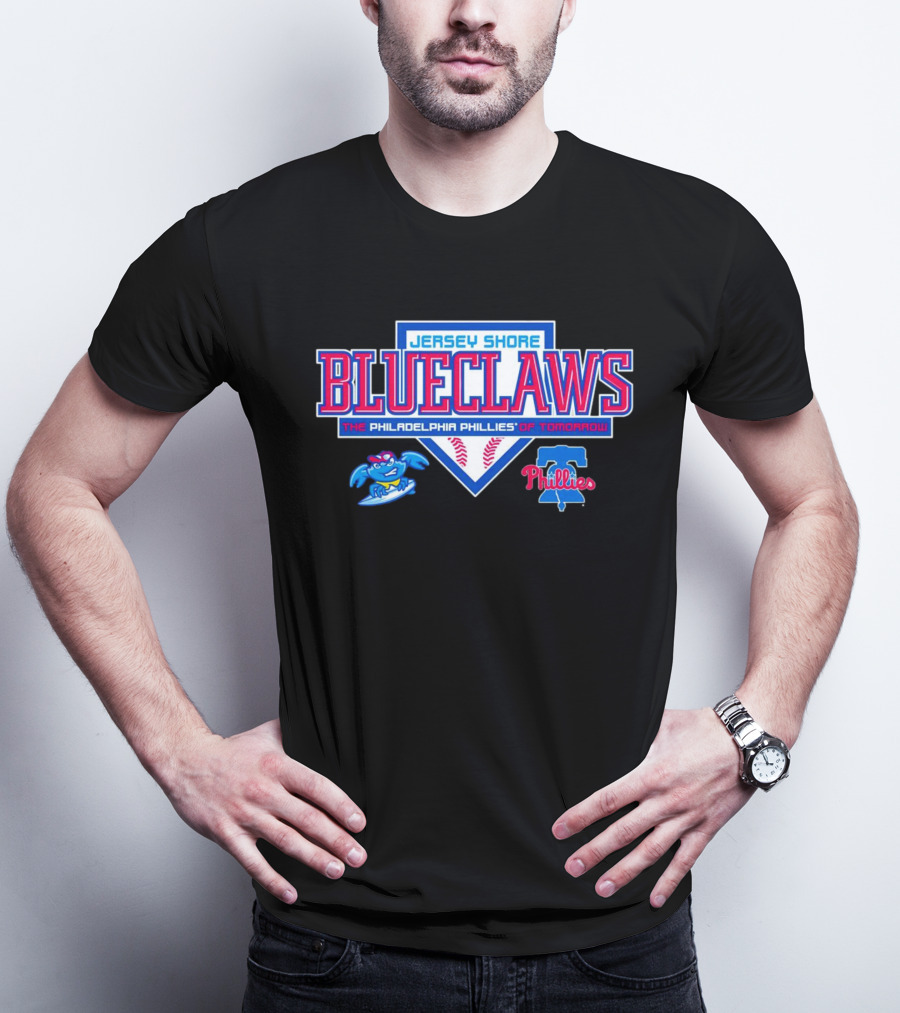 Jersey Shore BlueClaws The Philadelphia Phillies Of Tomorrow Minor League Baseball Team T-Shirt