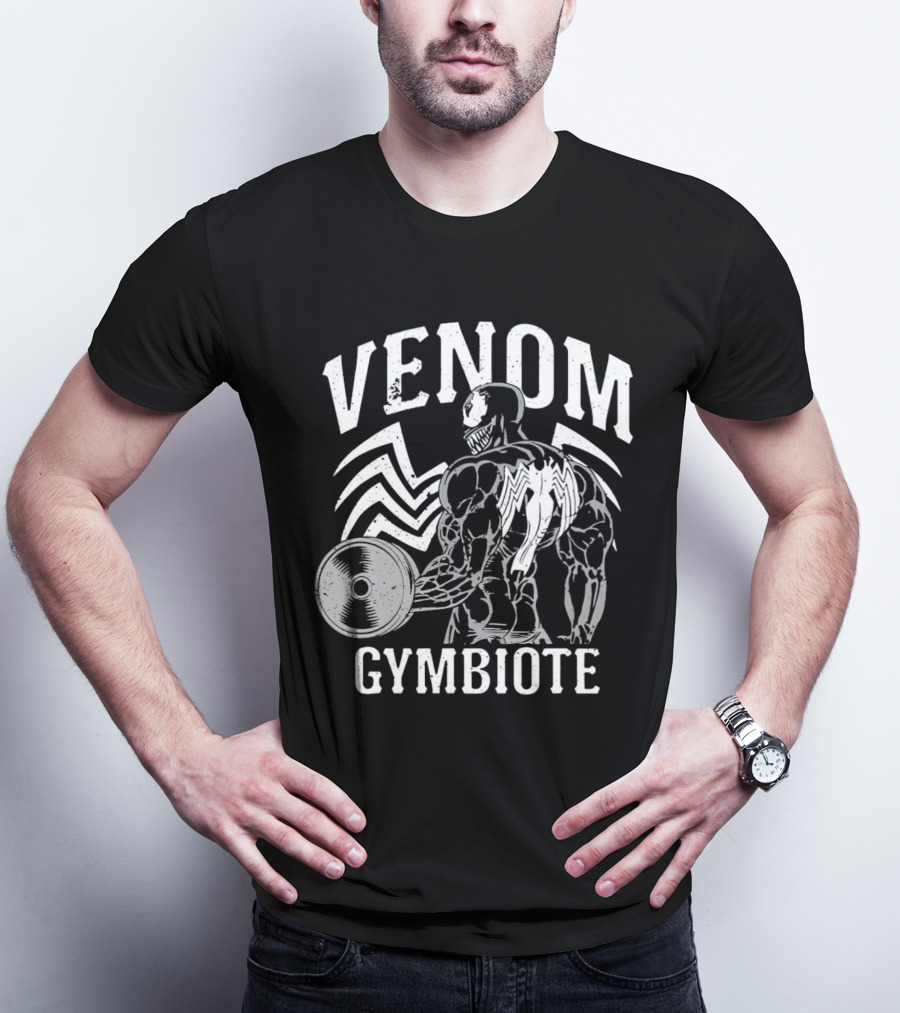 Venom Gymbiote Muscular Strength Workout Fitness Venoms Gymbiote Workout T-Shirt