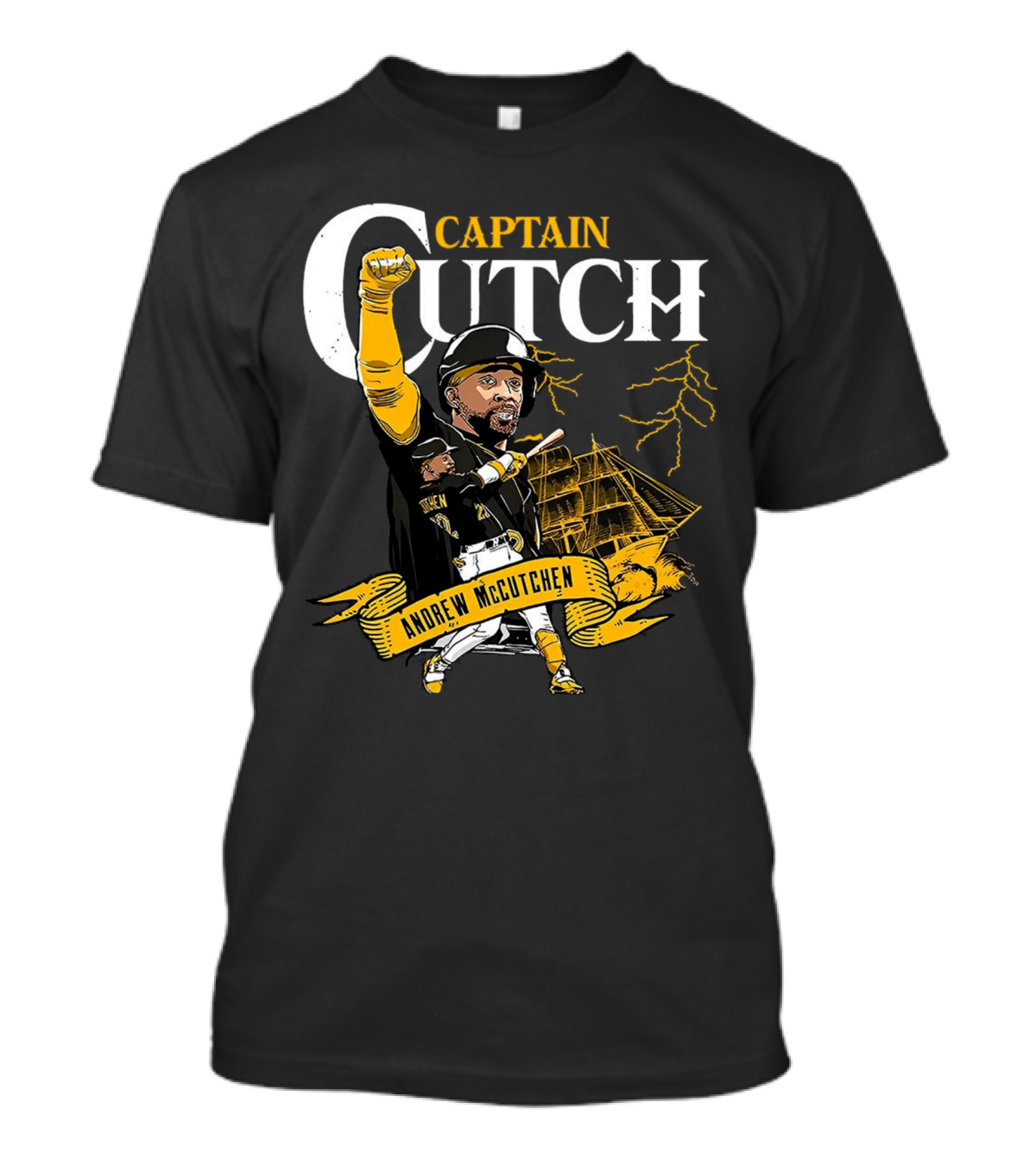 Andrew McCutchen Captain Cutch Pittsburgh Pirates Baseball T-Shirt