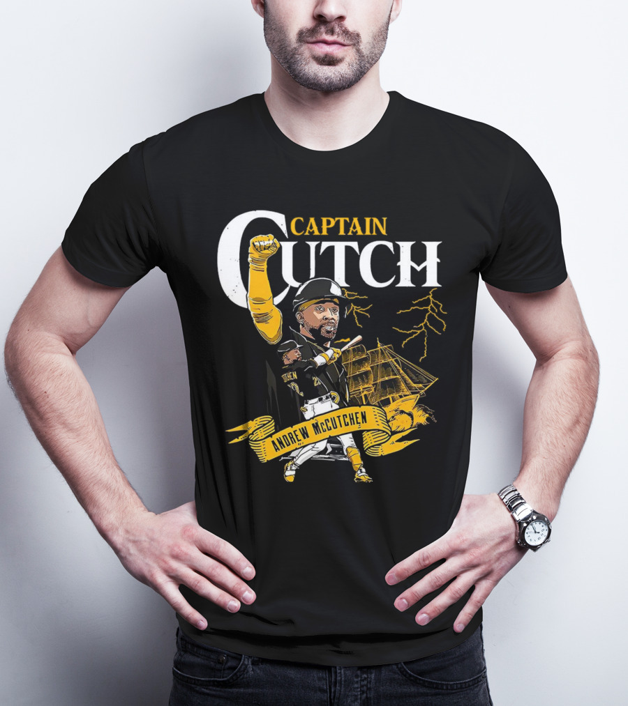 Andrew McCutchen Captain Cutch Pittsburgh Pirates Baseball T-Shirt