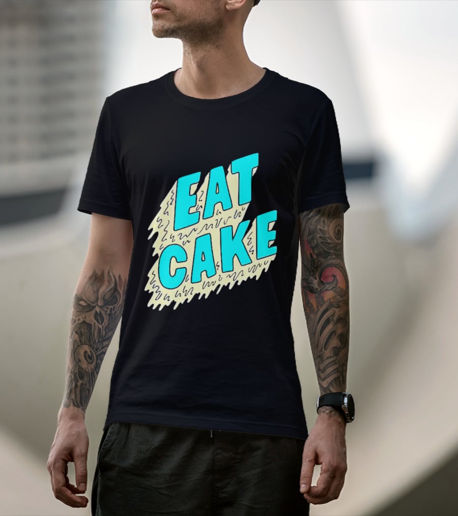Eat Cake Retro T-Shirt