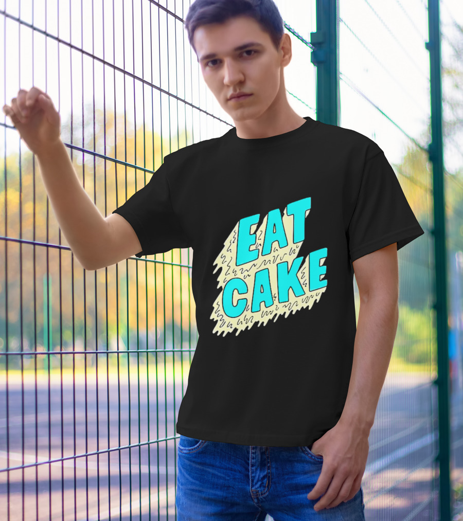 Eat Cake Retro T-Shirt