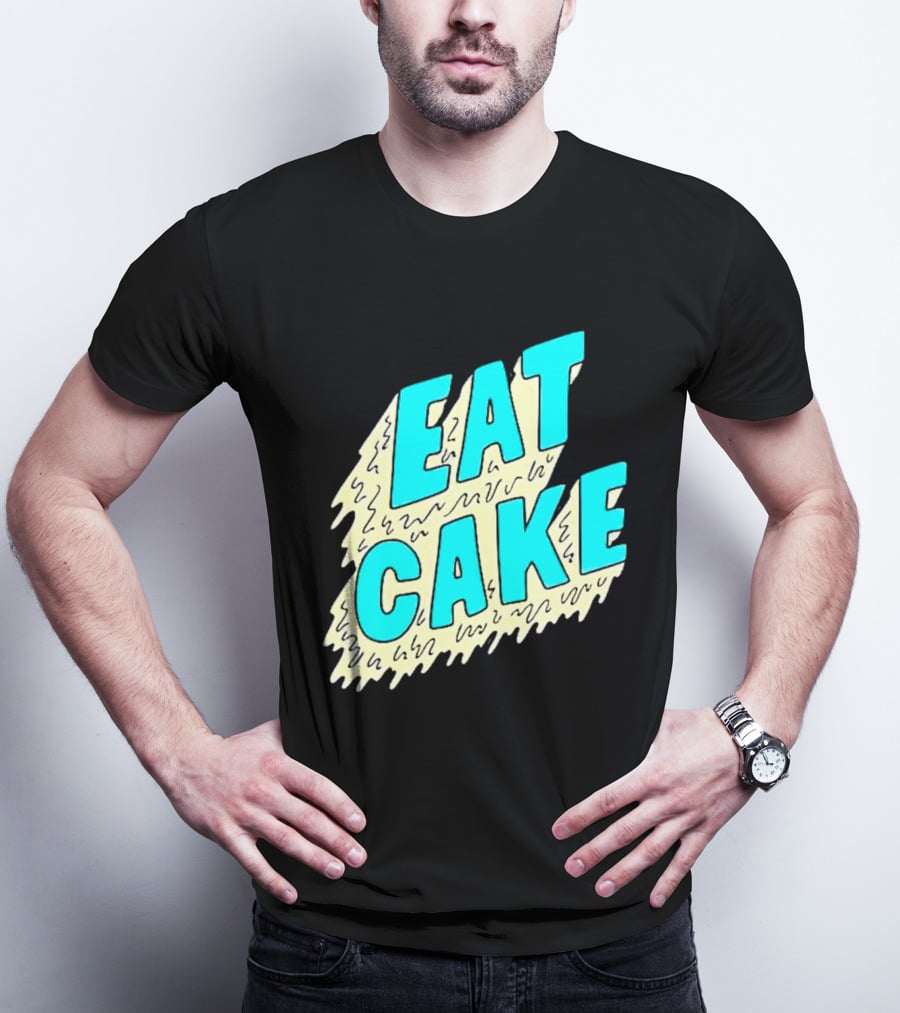 Eat Cake Retro T-Shirt