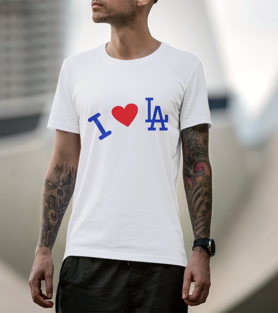 Madhappy I Love LA Los Angeles Dodgers T-Shirt