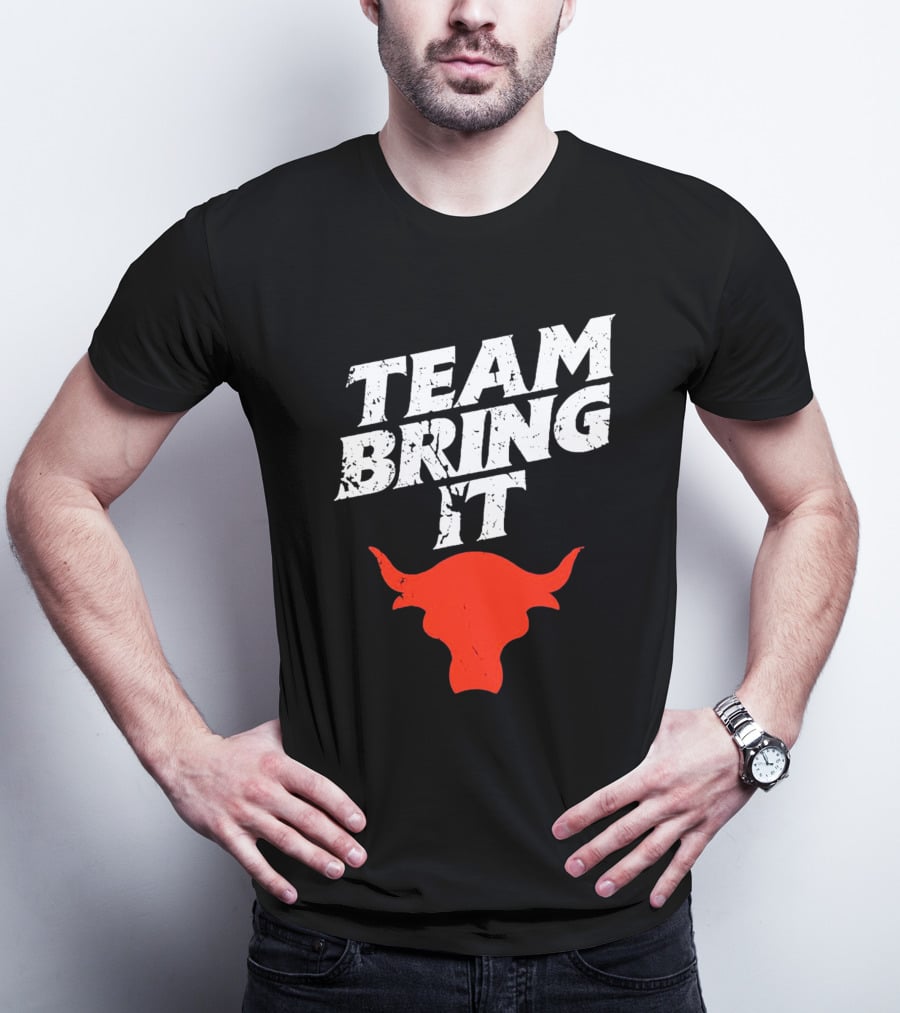 Team Bring It The Rock Bull T-Shirt