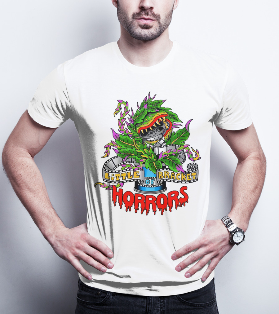 Little Bracket Of Horrors Film Reel Plant T-Shirt