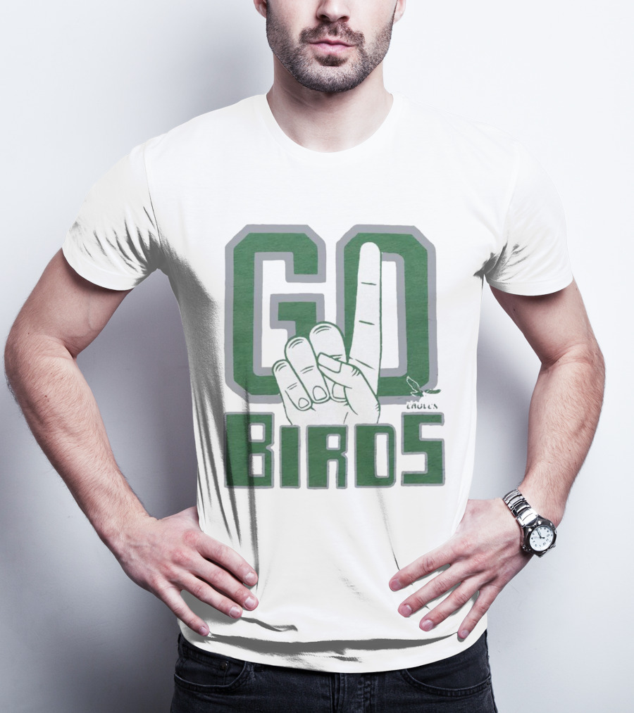 Philadelphia Eagles Go Birds Finger Gesture T-Shirt