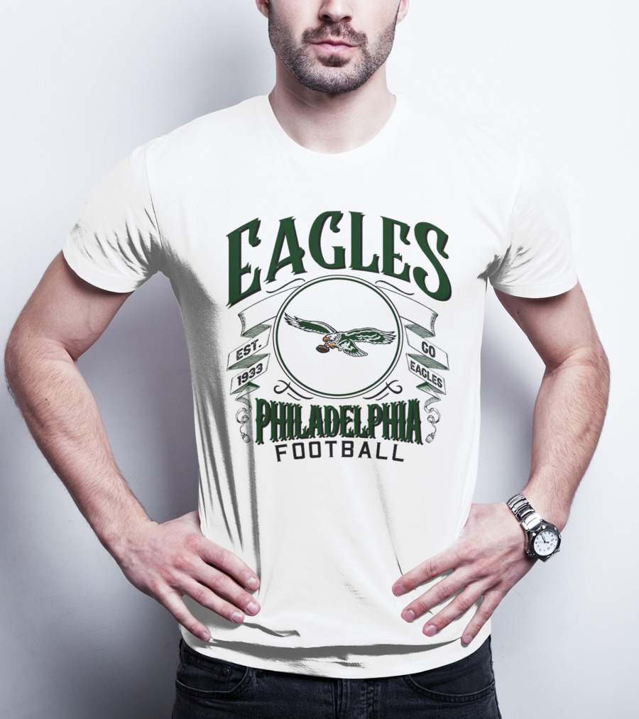 Philadelphia Eagles Football Est 1933 Go Eagles NFL T-Shirt