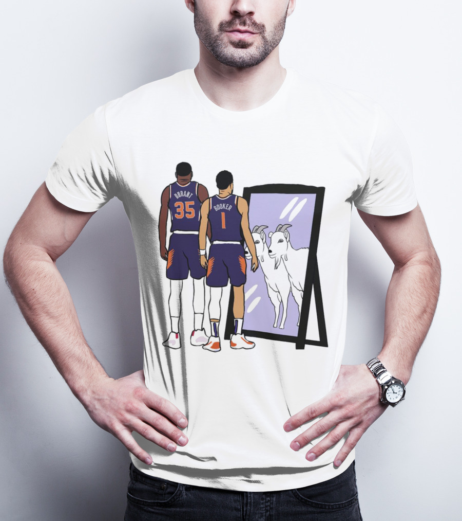 Kevin Durant 35 Devin Booker 1 Mirror Goats T-Shirt