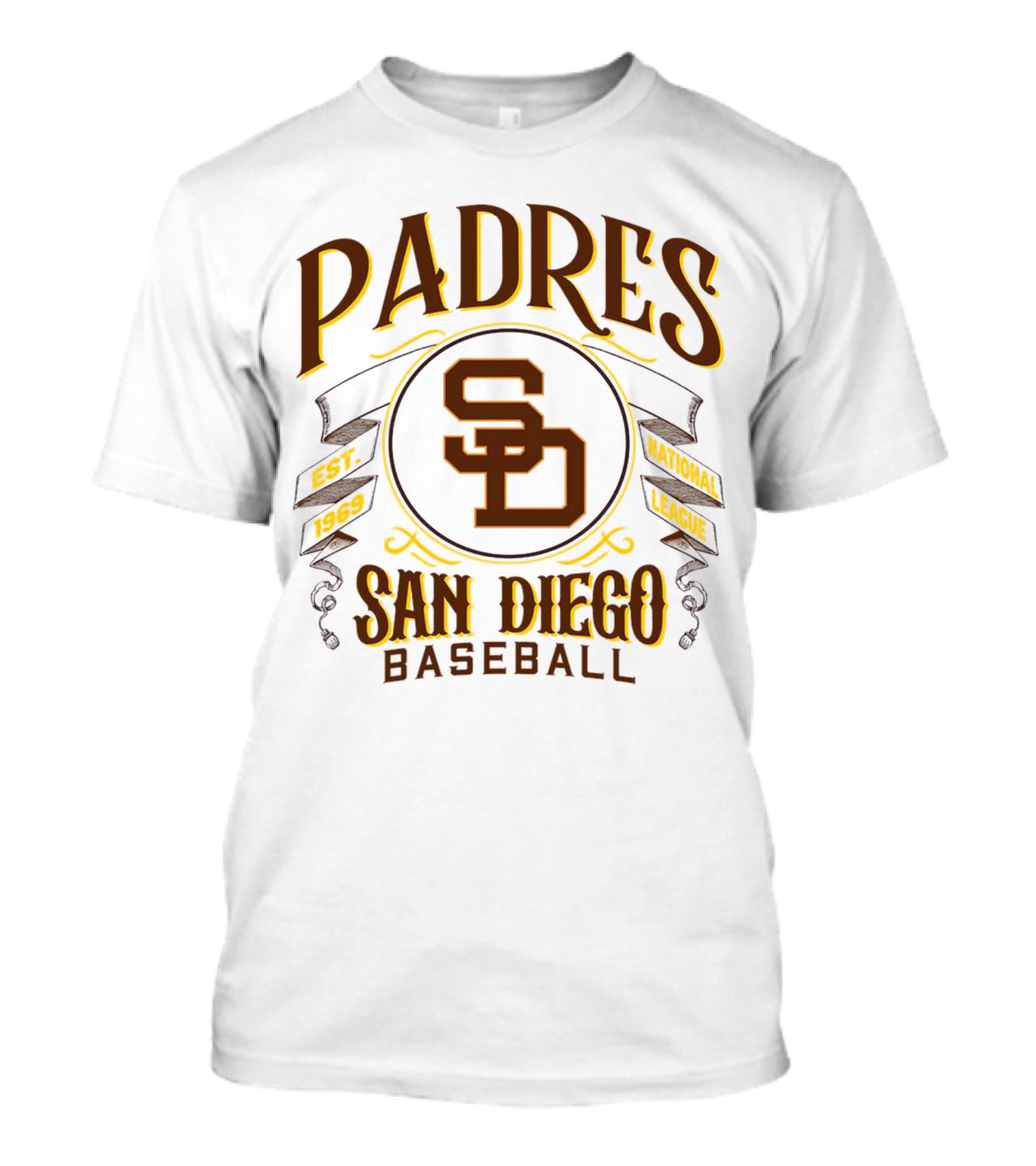 Padres San Diego Baseball National League Est 1969 SD T-Shirt