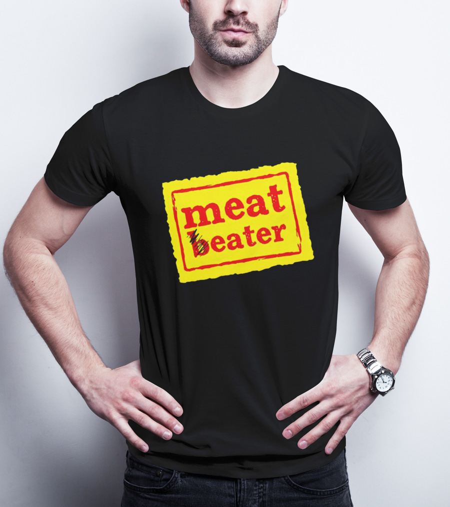 Meat Beater Yellow Label Icon T-Shirt