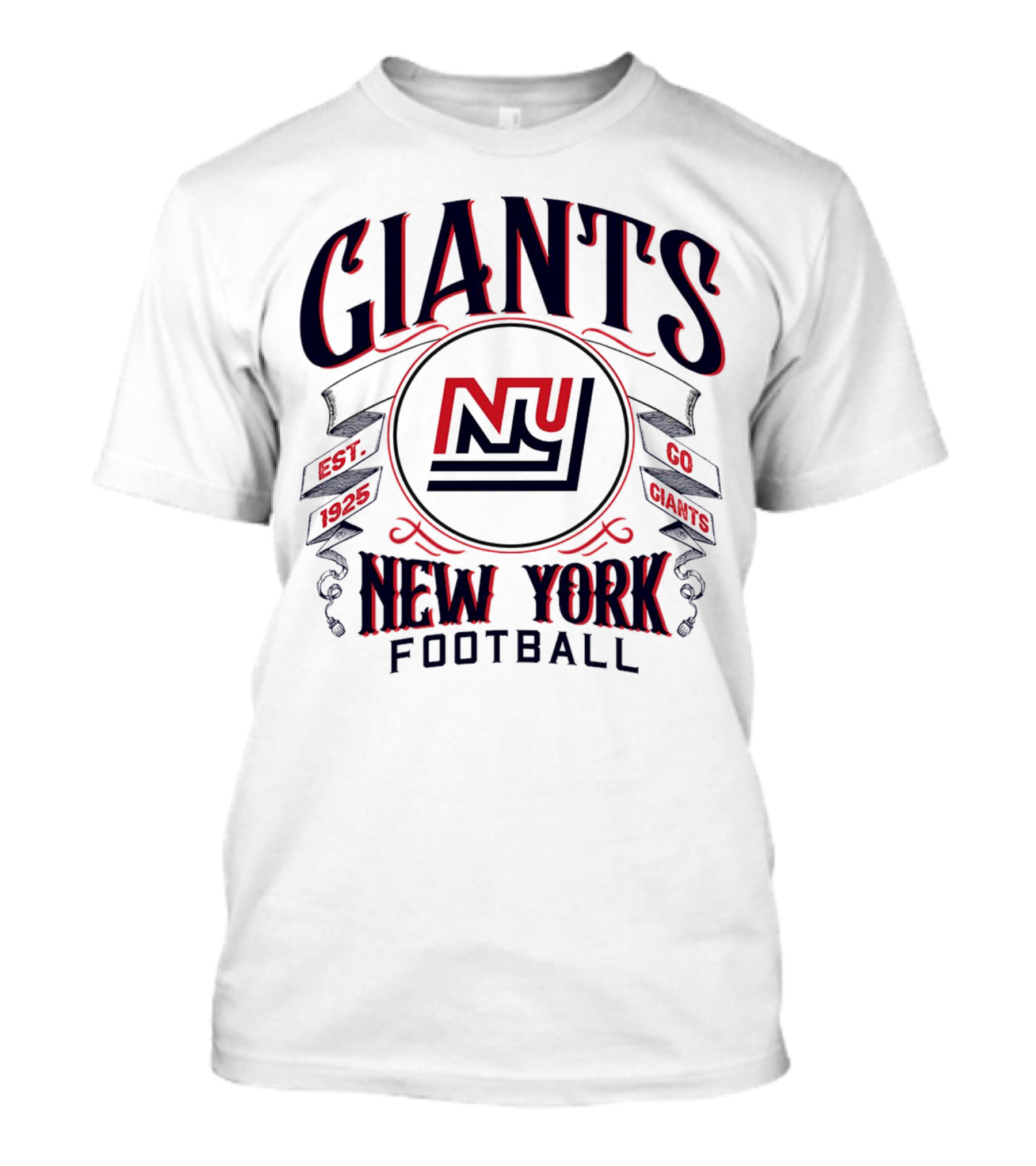 New York Giants NFL Football Est 1925 NY Giants T-Shirt