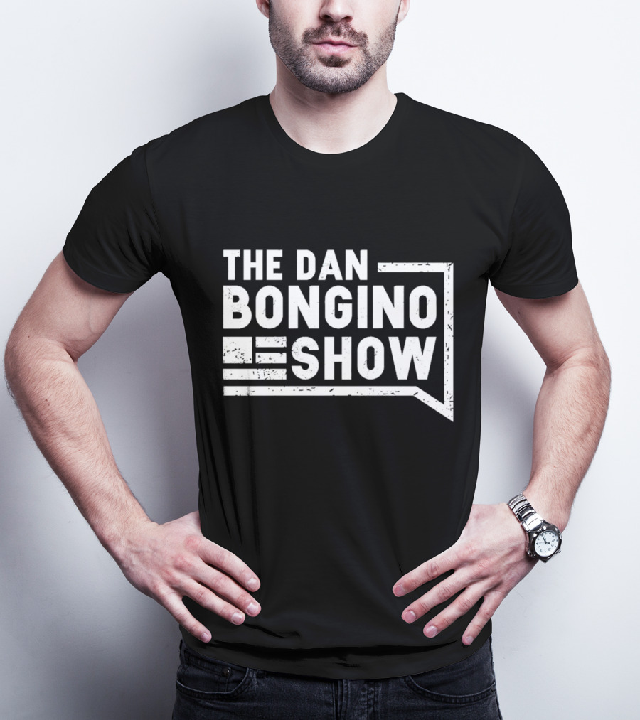 The Dan Bongino Show American Flag Speech Bubble T-Shirt