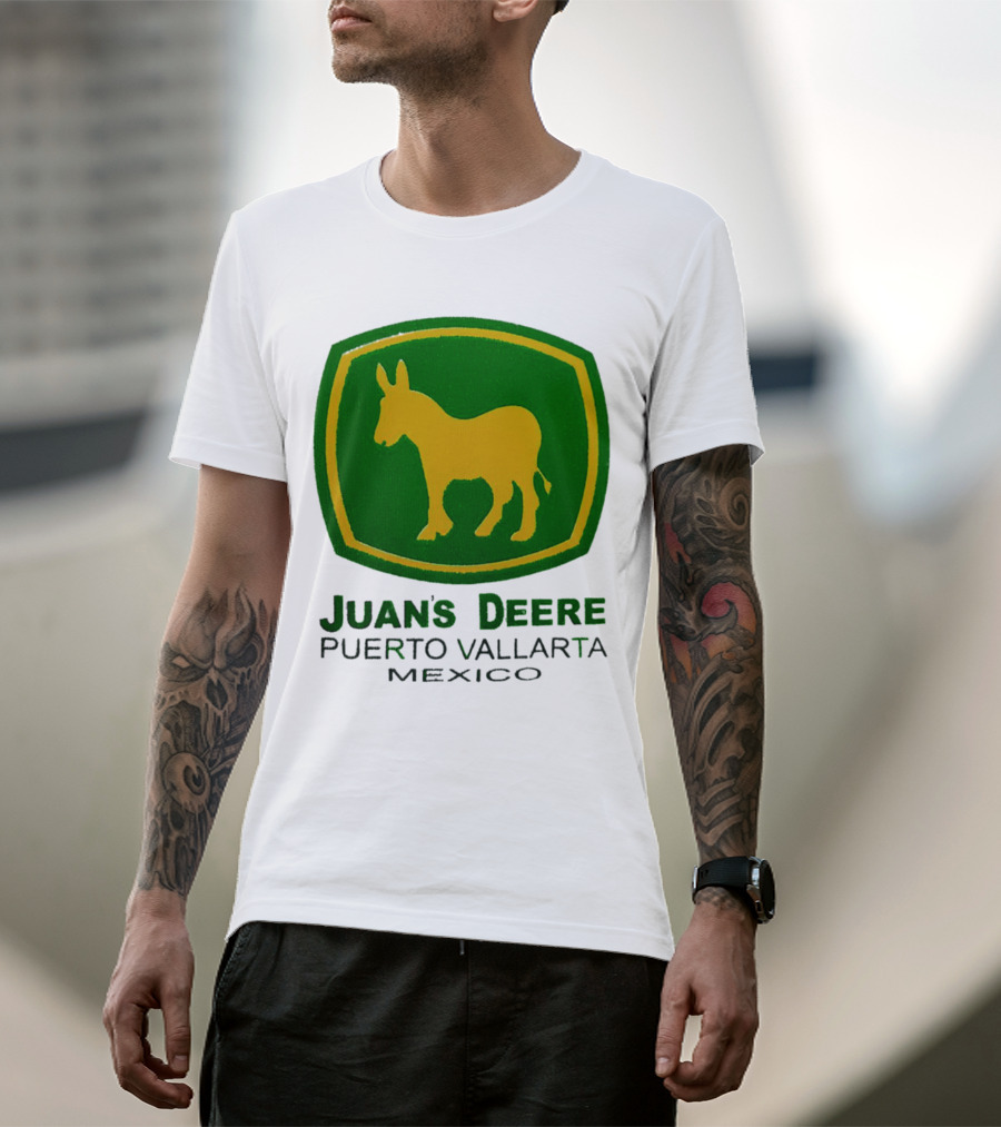 Juans Deere Puerto Vallarta Mexico Donkey T-Shirt
