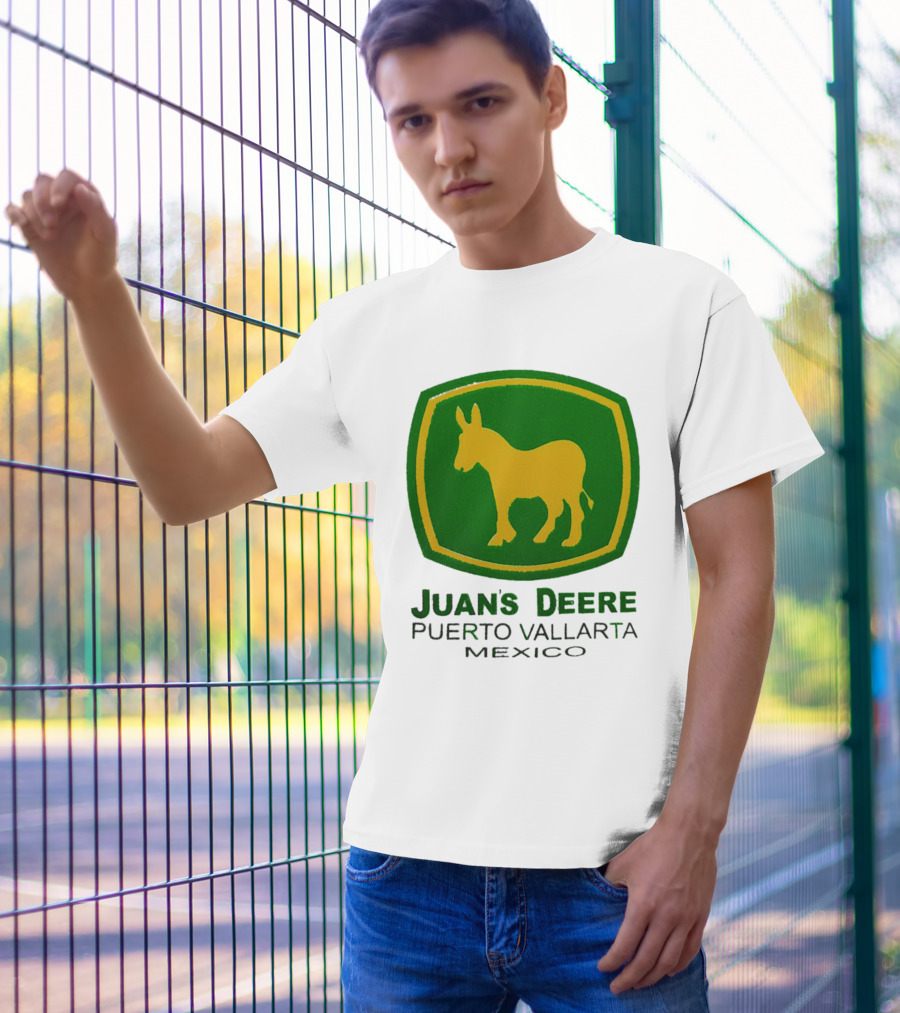 Juans Deere Puerto Vallarta Mexico Donkey T-Shirt